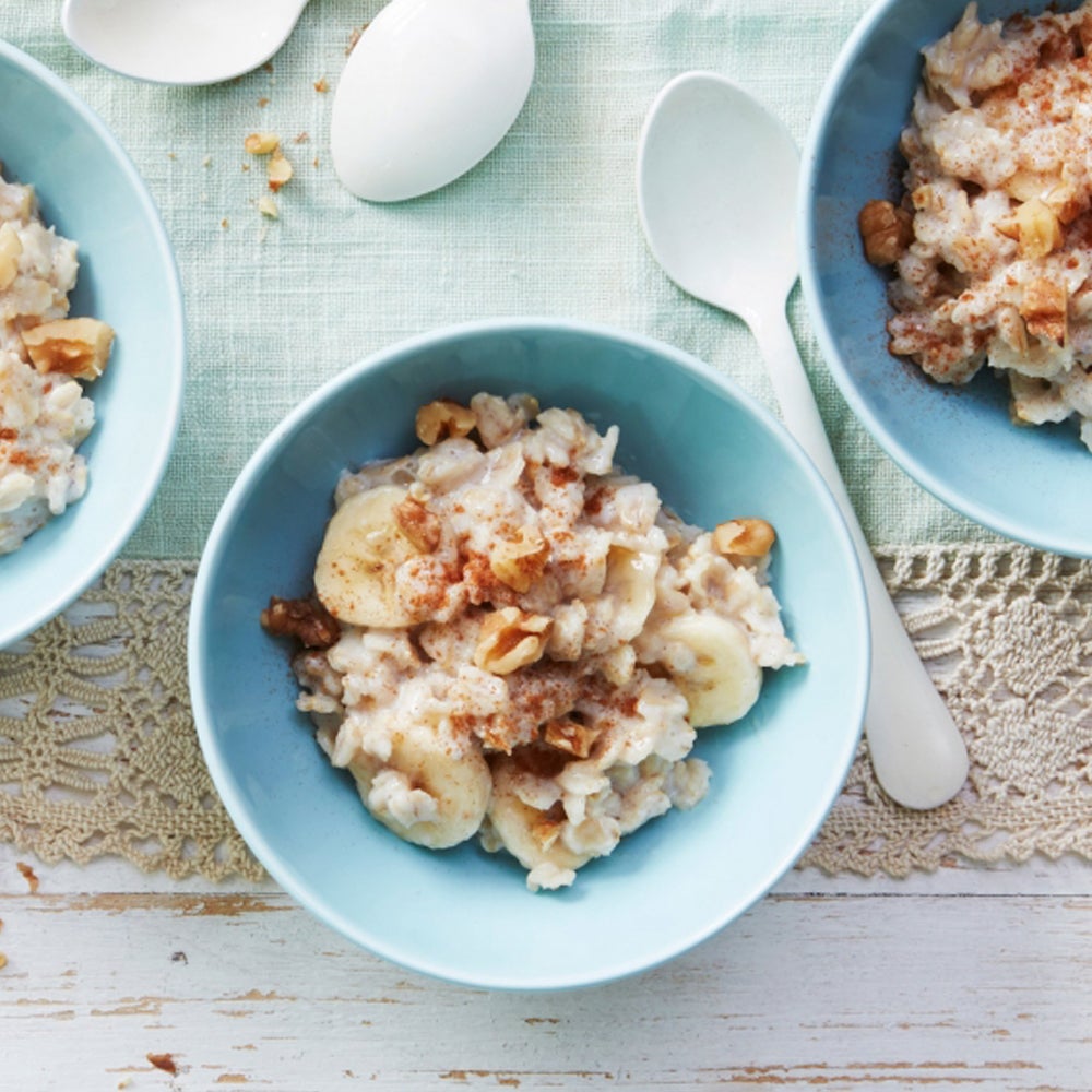 Banana Walnut Oatmeal Recipe | No Calorie Sweetener & Sugar Substitute ...