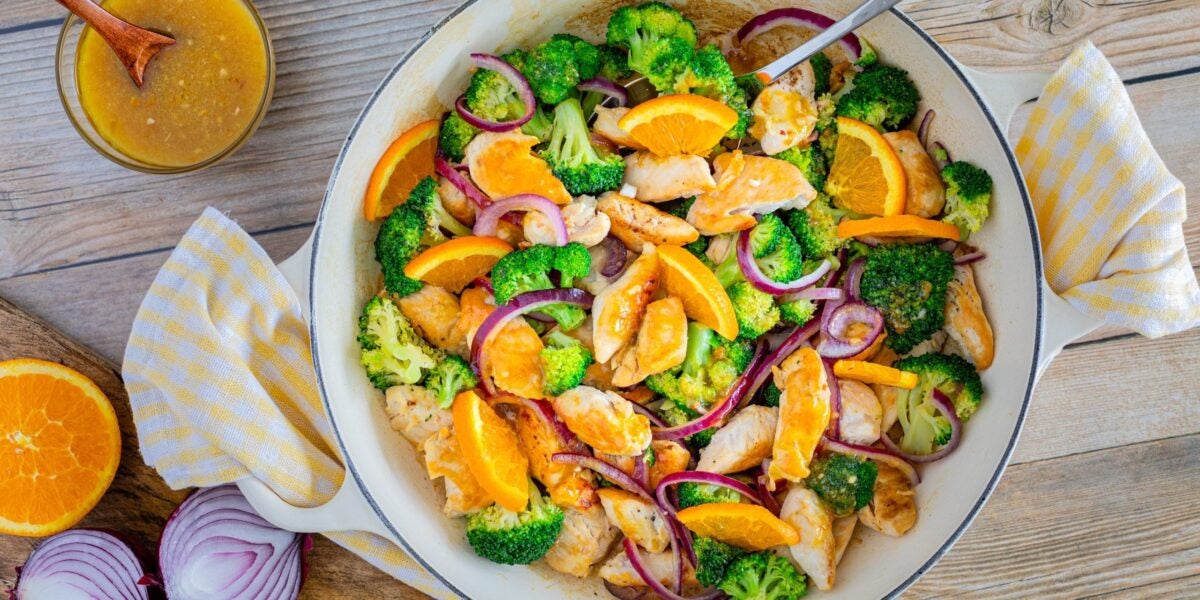 Un poulet à l’orange sucré à la poêle - Splenda®