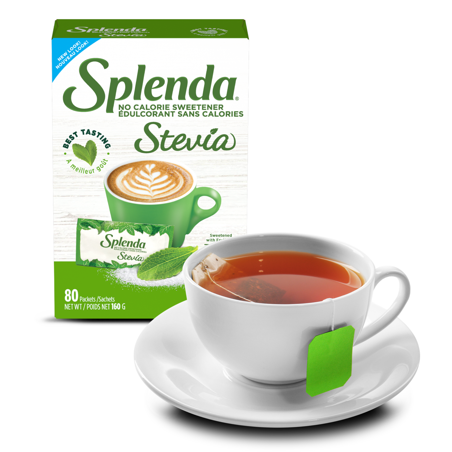 Édulcorants à la stévia Splenda | Ingrédients d’origine naturelle. pas ...