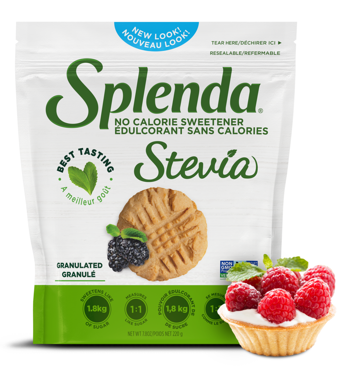 Édulcorants à la stévia Splenda | Ingrédients d’origine naturelle. pas ...